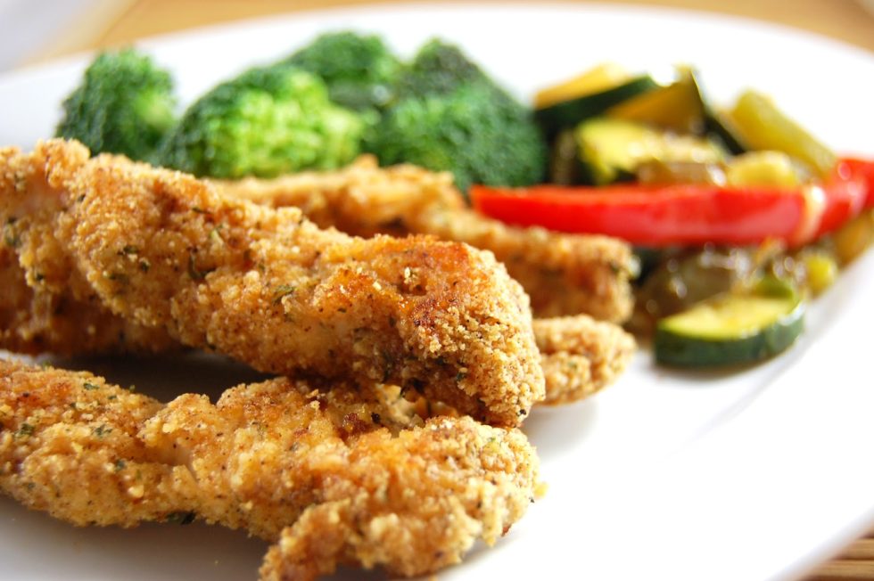 Breaded Chicken with Lemon and Garlic